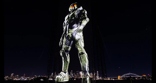‘World’s tallest holograms’ bring TV series HALO to Earth - Shenzhen ...